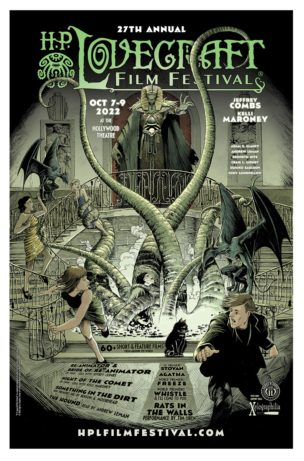 2022 Festival Poster | H.P. Lovecraft Film Festival & CthulhuCon